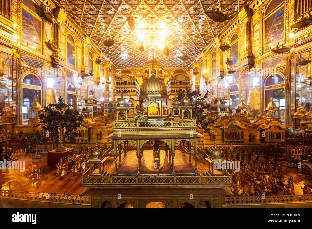 AJMER, INDIA - SEPTEMBER 25, 2019: Digamber Jain Temple or Soniji Ki ...