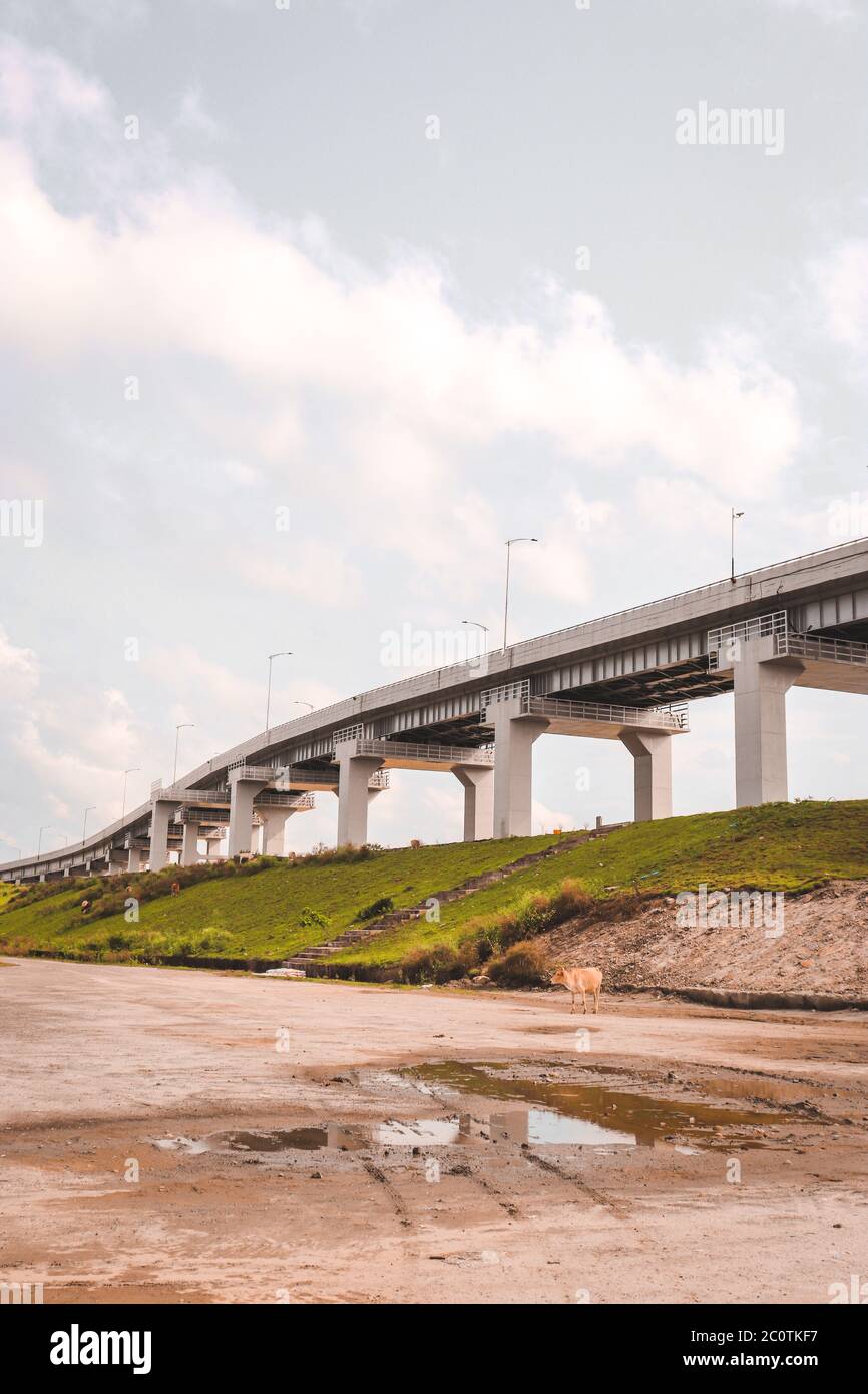 Bogibeel bridge - the longest double decker bridge in india Stock Photo ...