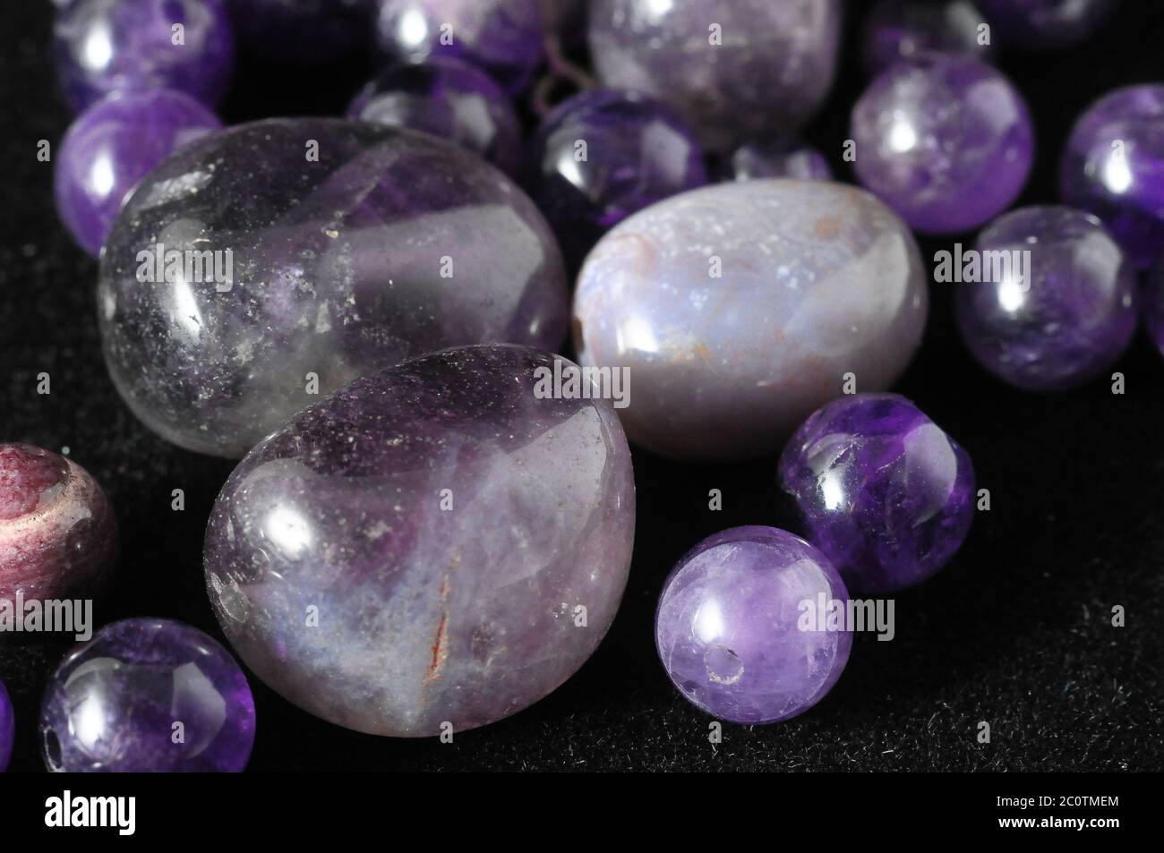 Amulet Amethyst Stone Stock Photo - Alamy