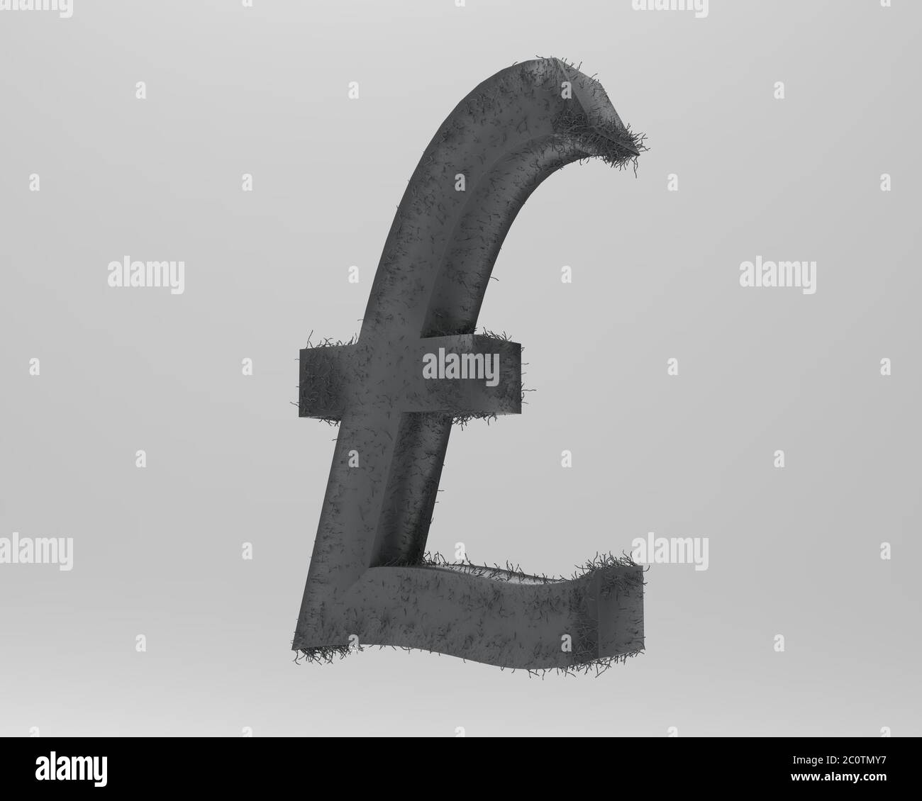 Pound sterling symbol sign isolated GBP symbol 3d render Stock Photo ...