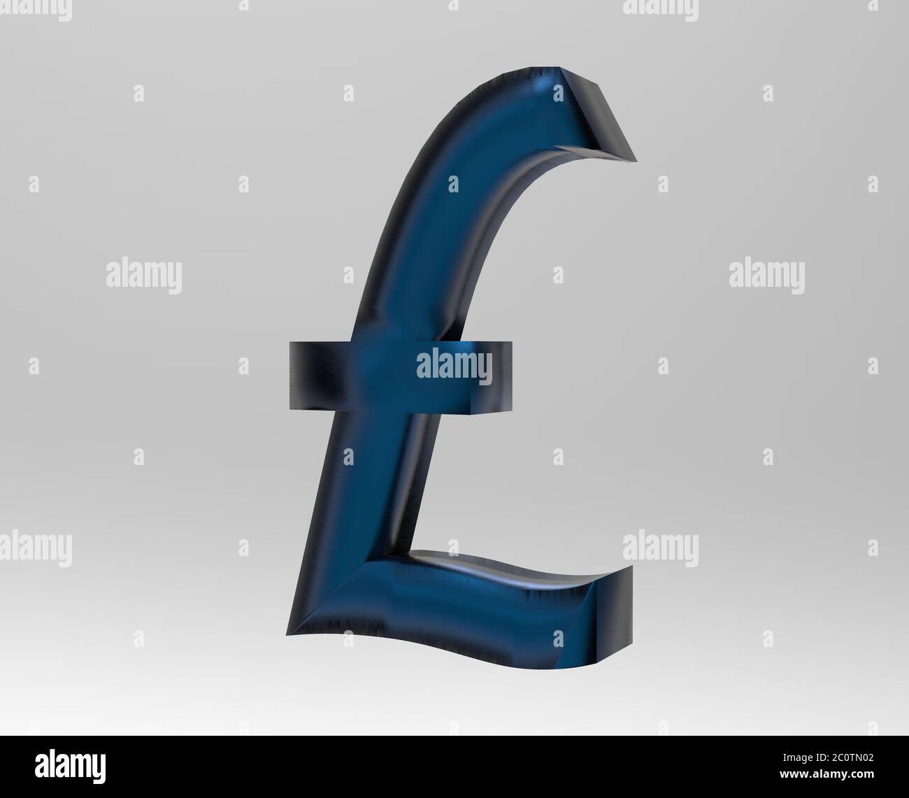 Pound sterling symbol sign isolated GBP symbol 3d render Stock Photo ...