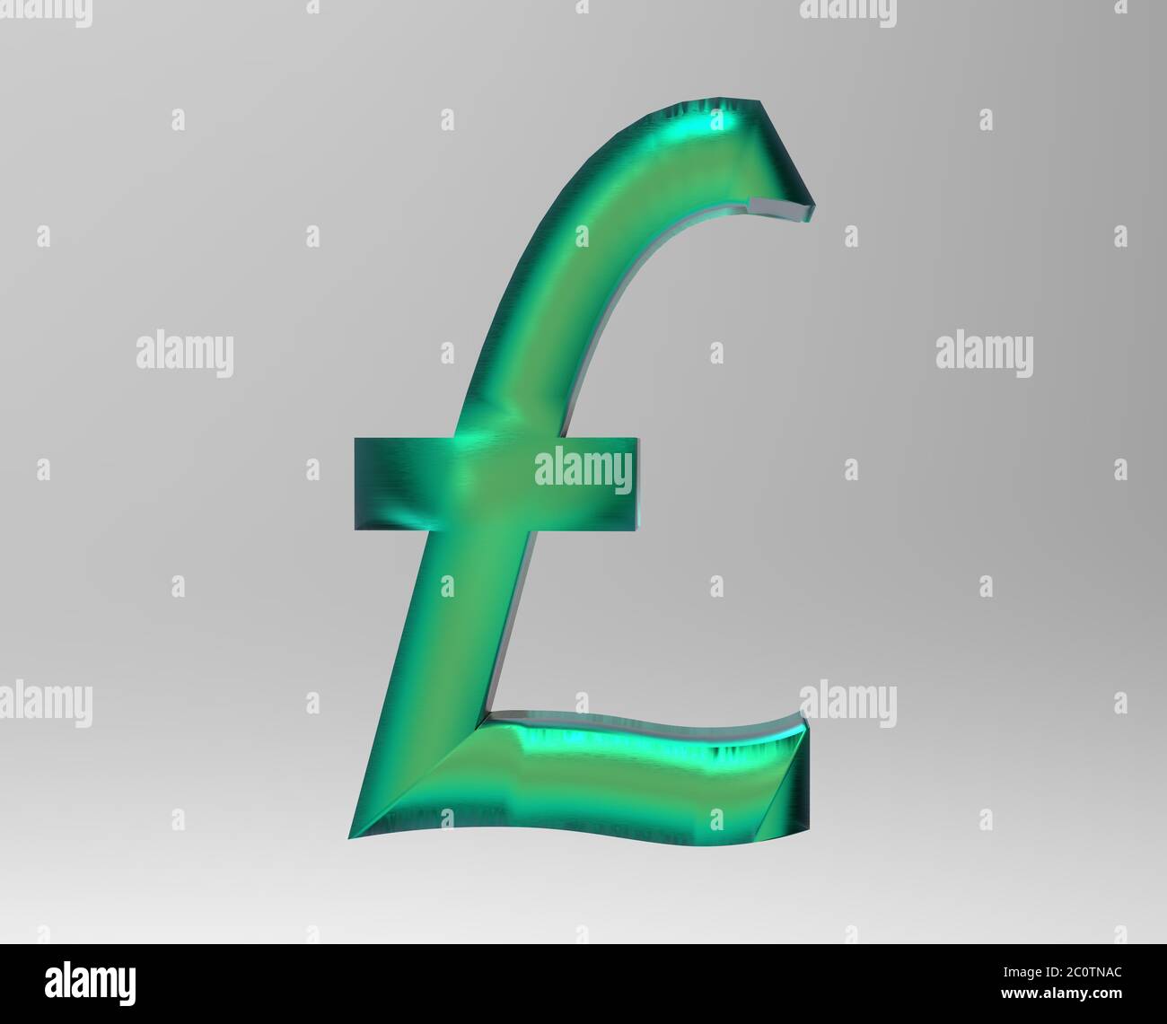 Pound sterling symbol sign isolated GBP symbol 3d render Stock Photo ...
