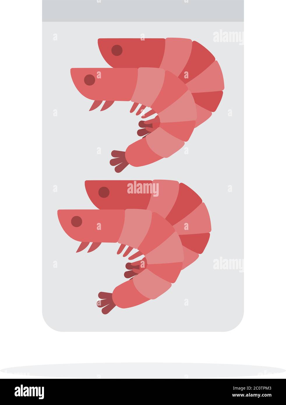 Frozen seafood fish in Stock Vector Images - Alamy