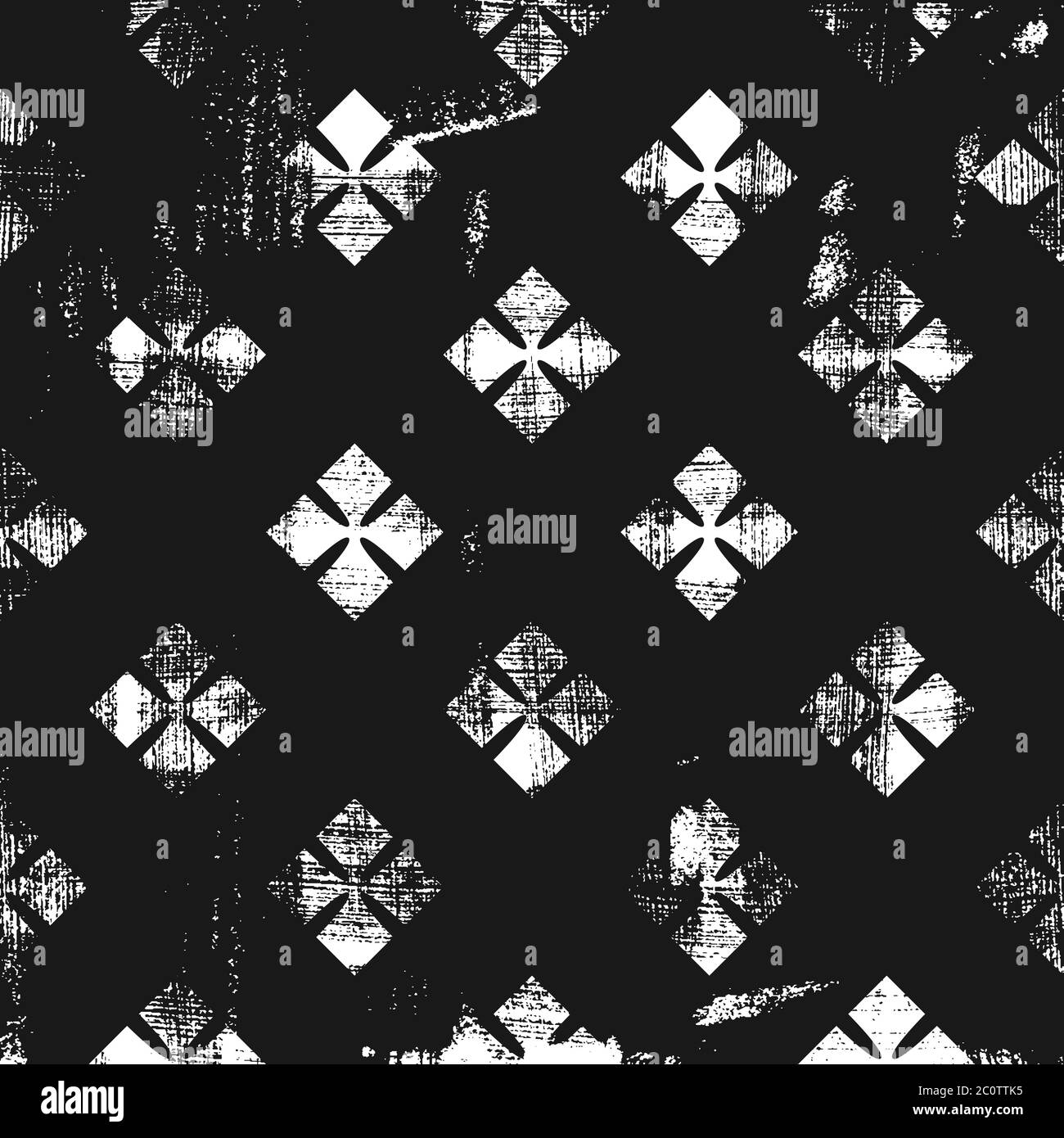 Textured gothic pattern with geometric crosses Stock Vector Image & Art ...