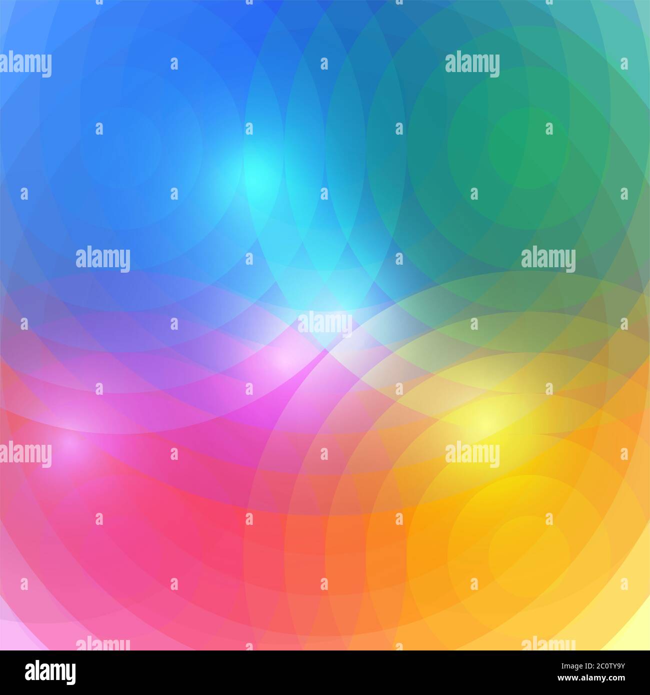 Abstract Colorful Rainbow Circles Background Stock Photo - Alamy