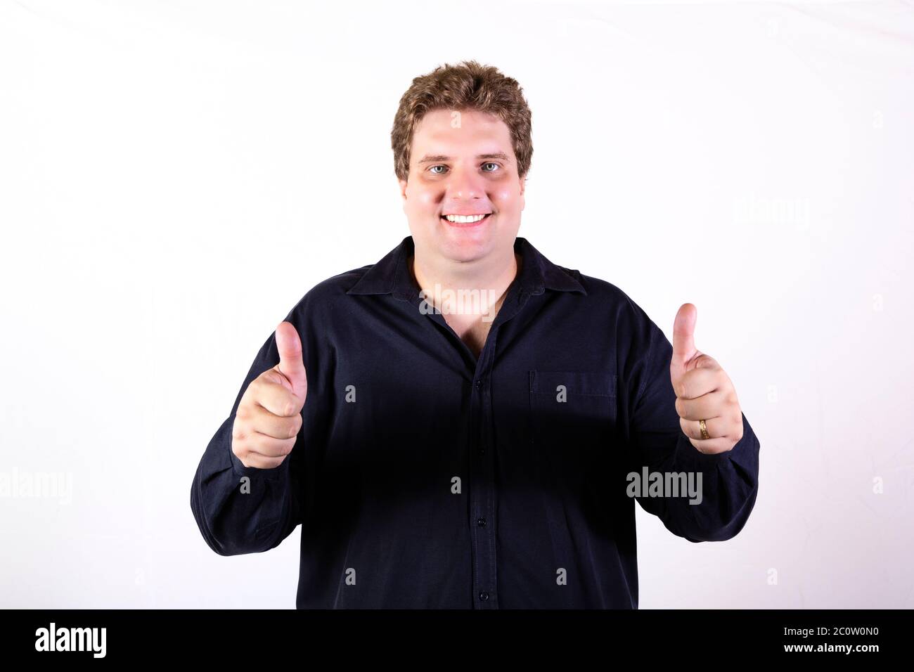 Happy person doing handshake hi-res stock photography and images - Alamy