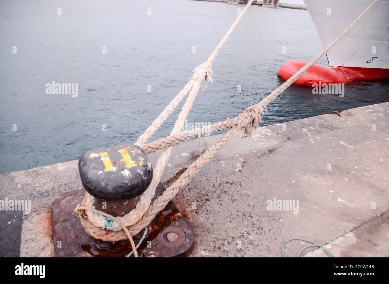 Old Vintage Naval Rope Stock Photo - Alamy