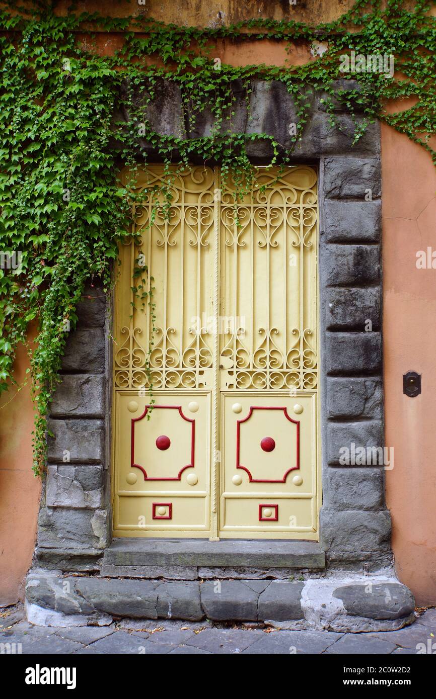 Old front door in the historic old town Stock Photo - Alamy