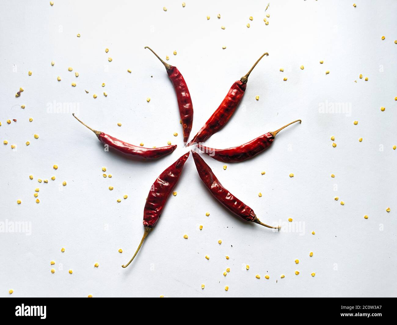 Fresh red chilli isolated stock images Stock Photo - Alamy