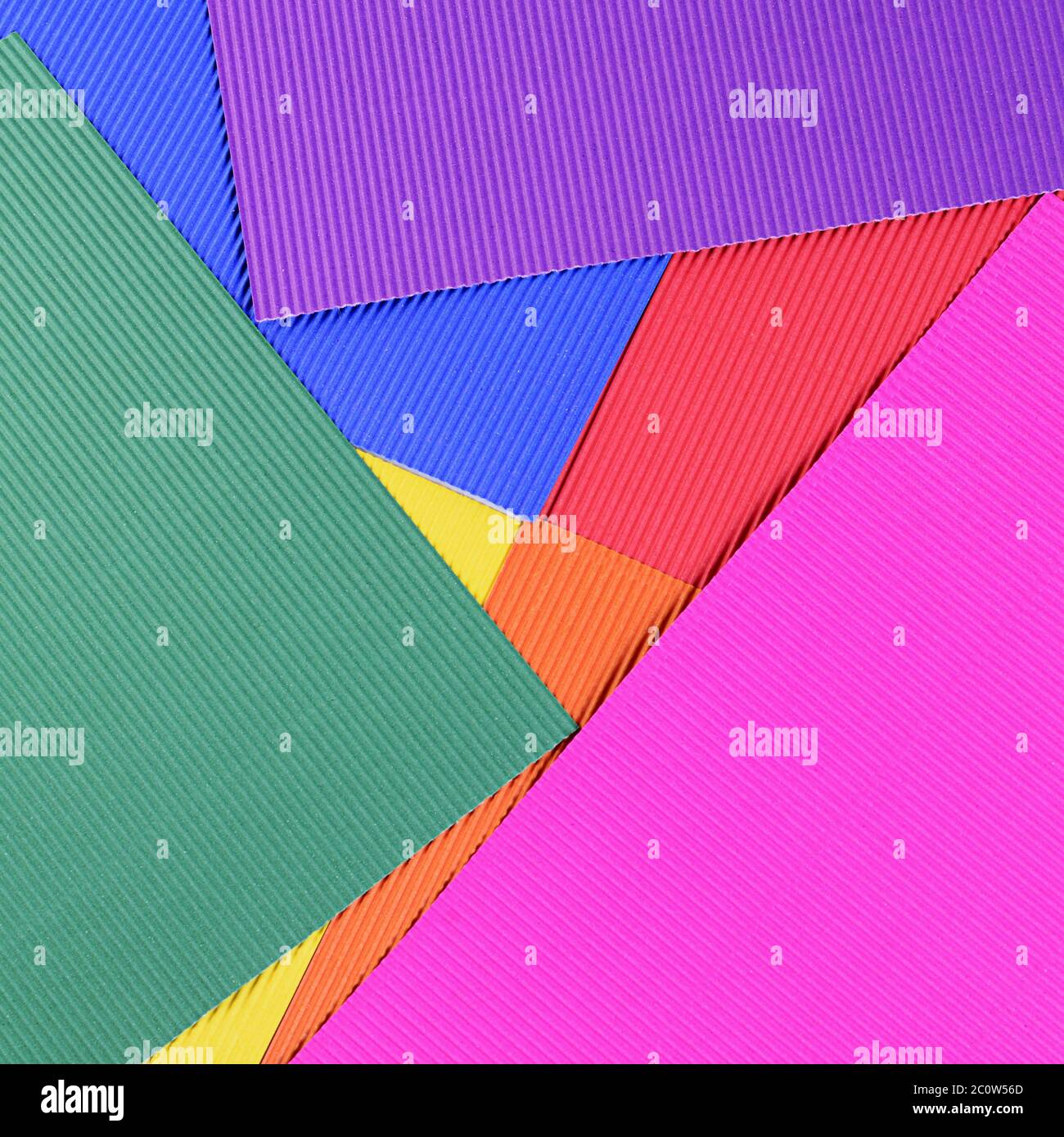 Set of a color crepe paper close up Stock Photo - Alamy