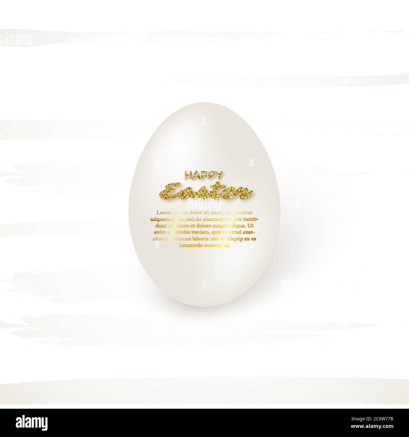 Realistic 3D Easter egg Stock Vector Image & Art - Alamy