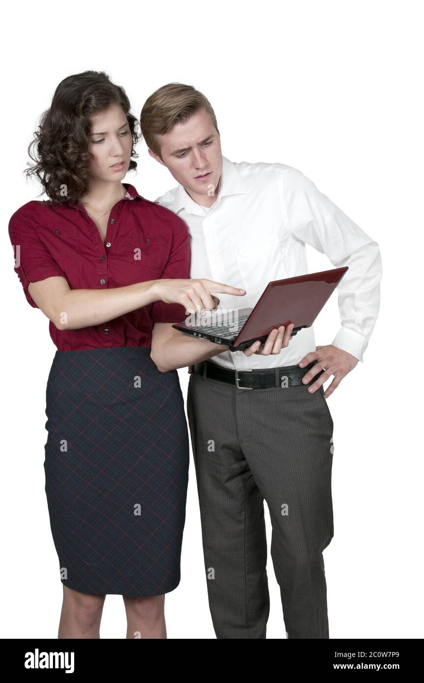 Girl computer Cut Out Stock Images & Pictures - Alamy