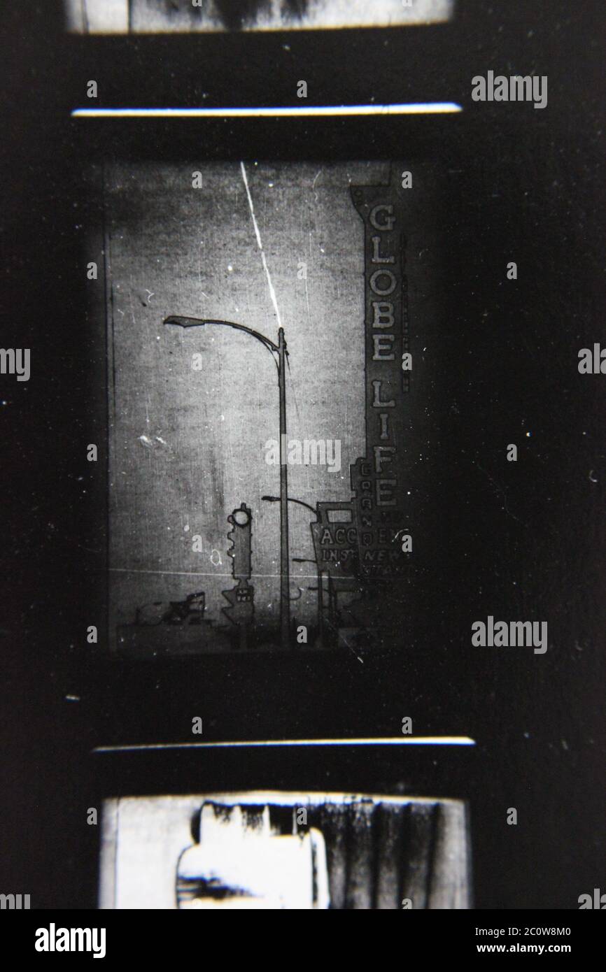 Fine 1970s vintage black and white photography of a city scene in a dream like state Stock Photo ...