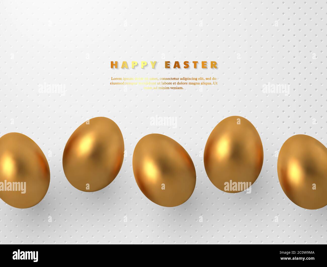 Golden luxury round 3d hi-res stock photography and images - Alamy