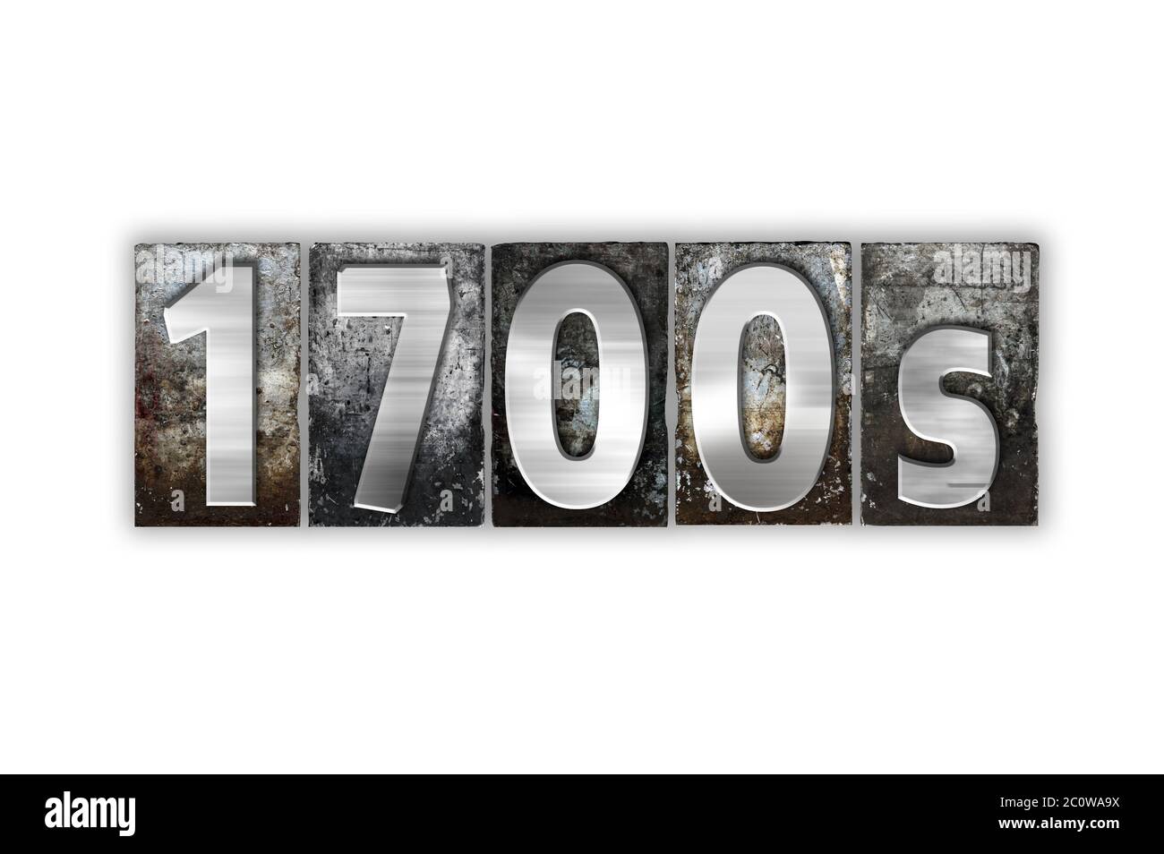 1700s Concept Isolated Metal Letterpress Type Stock Photo - Alamy