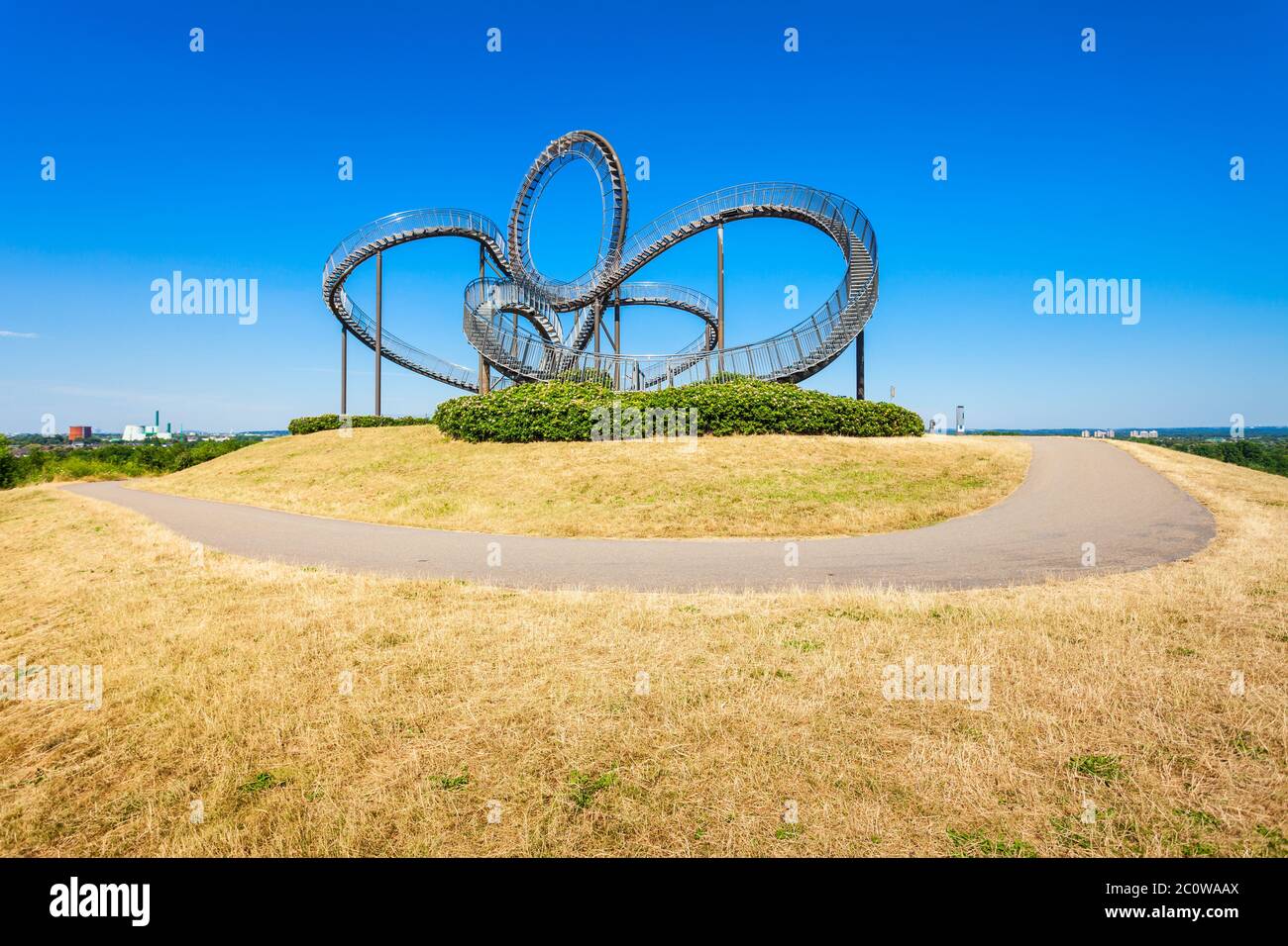 DUISBURG, GERMANY - JULY 03, 2018: Tiger and Turtle or Magic Mountain ...