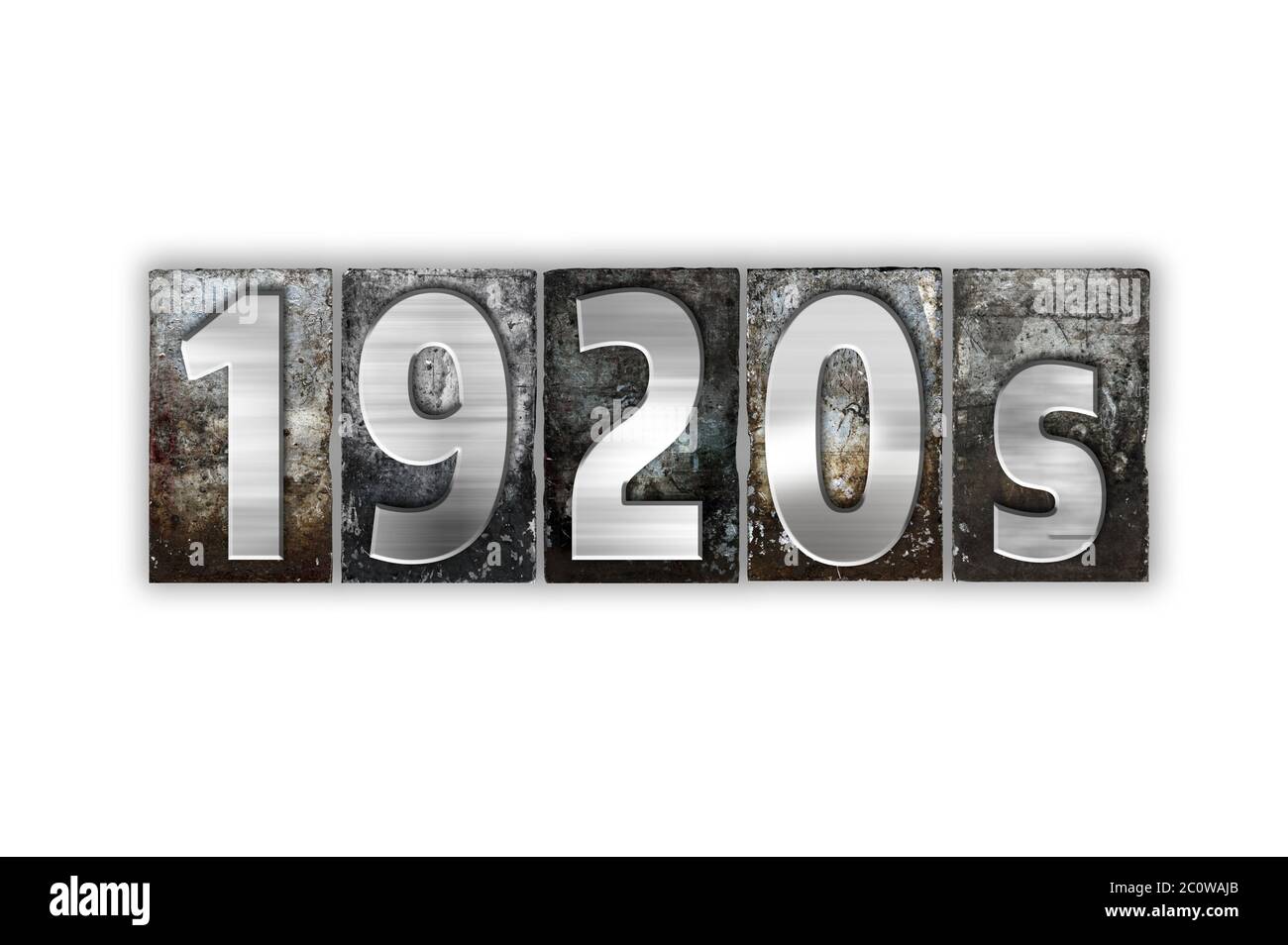 1920s Concept Isolated Metal Letterpress Type Stock Photo - Alamy