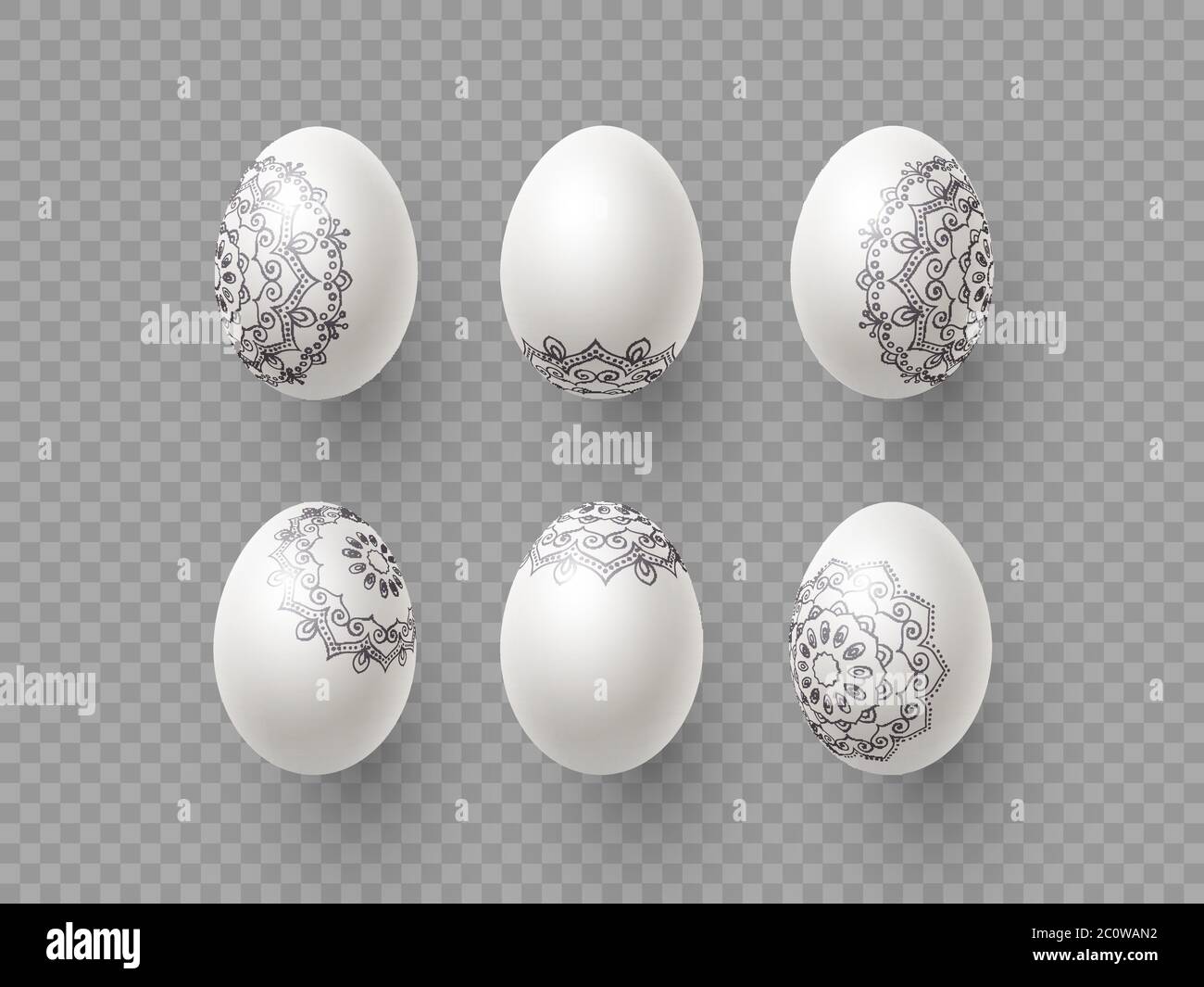 Isolated group realistic easter Stock Vector Images - Alamy