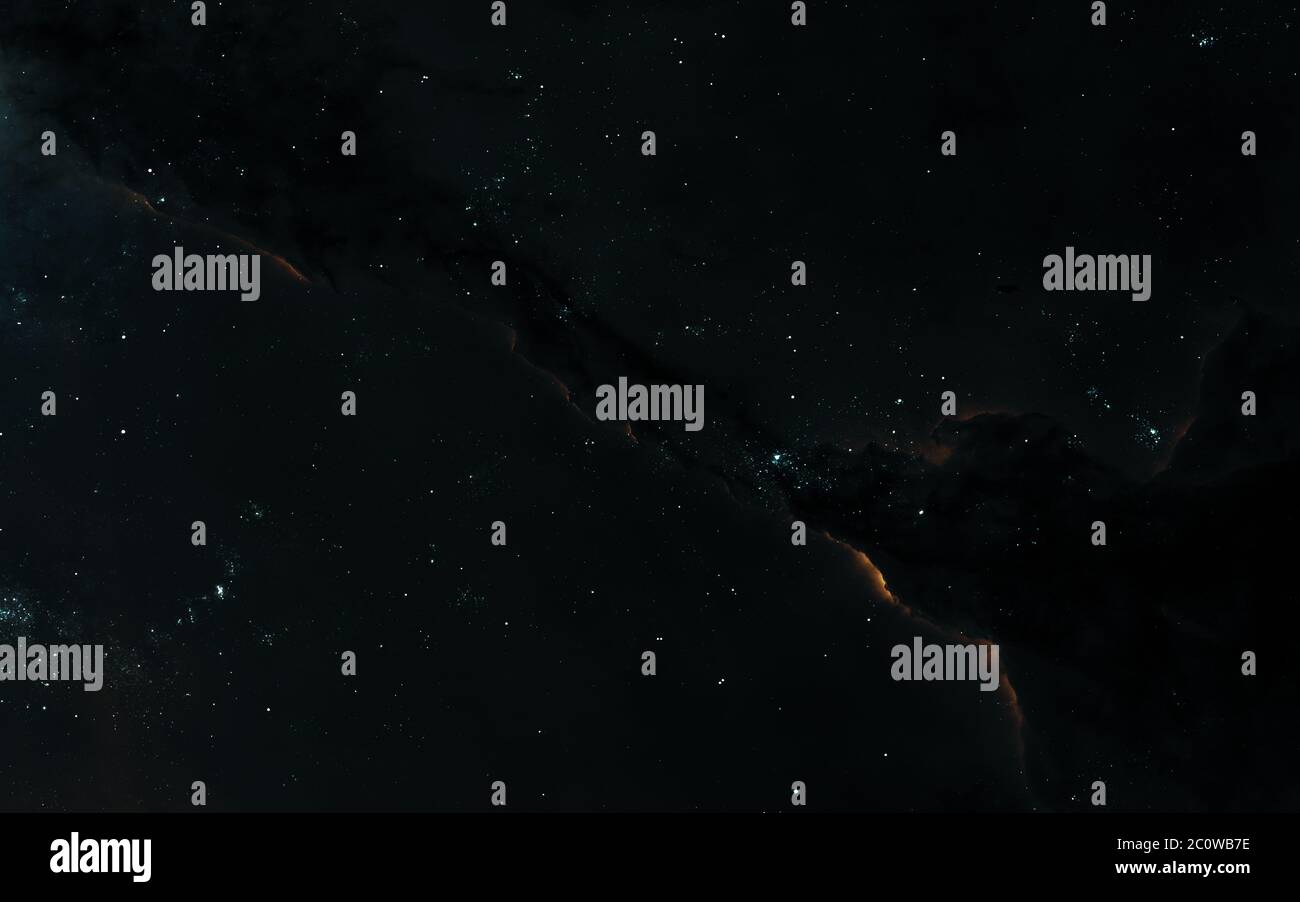 Beautiful space landscape. Deep space, nebulae, star clusters Stock ...