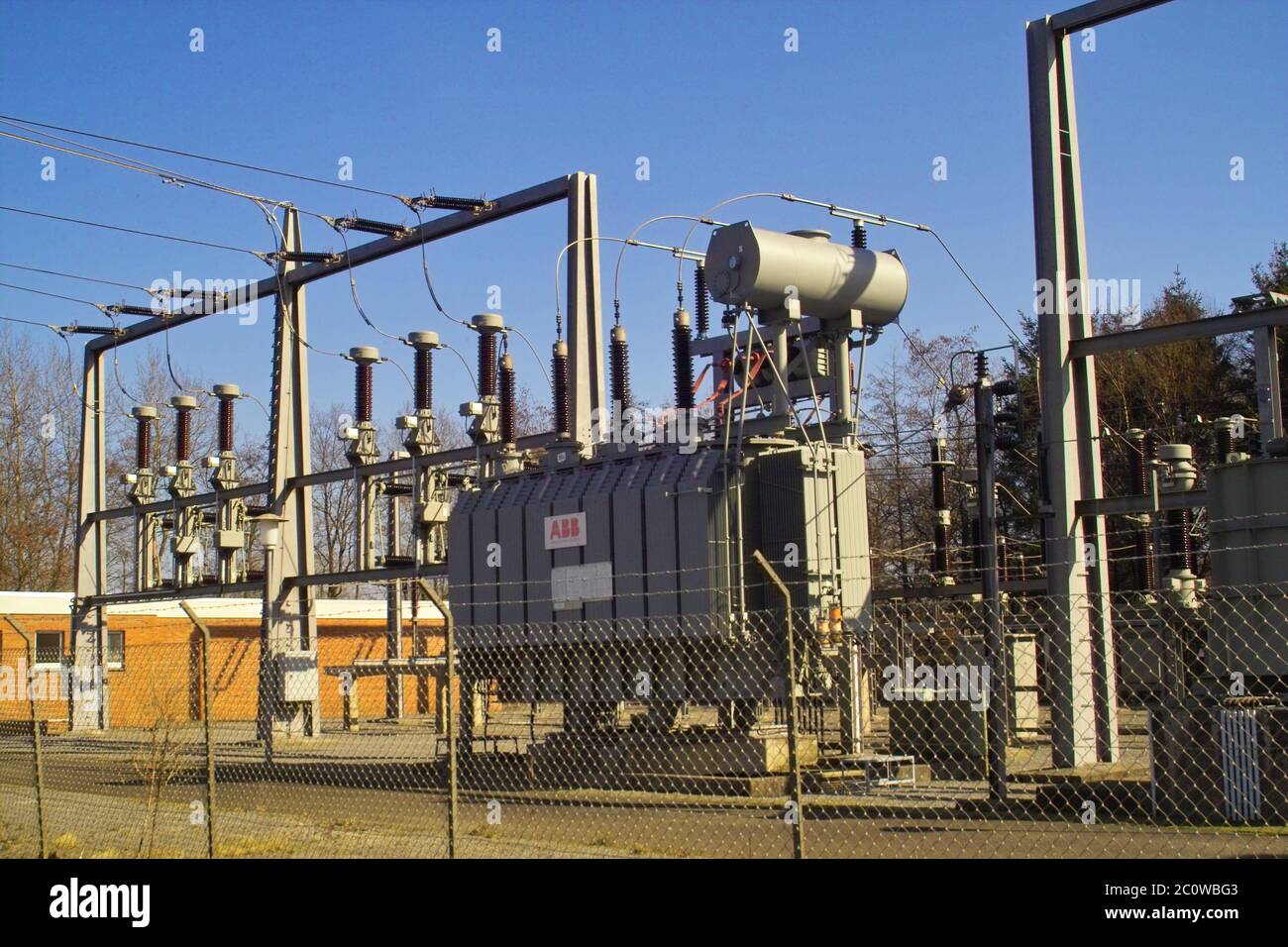 blue green energy power electricity electric power switch high tension ...