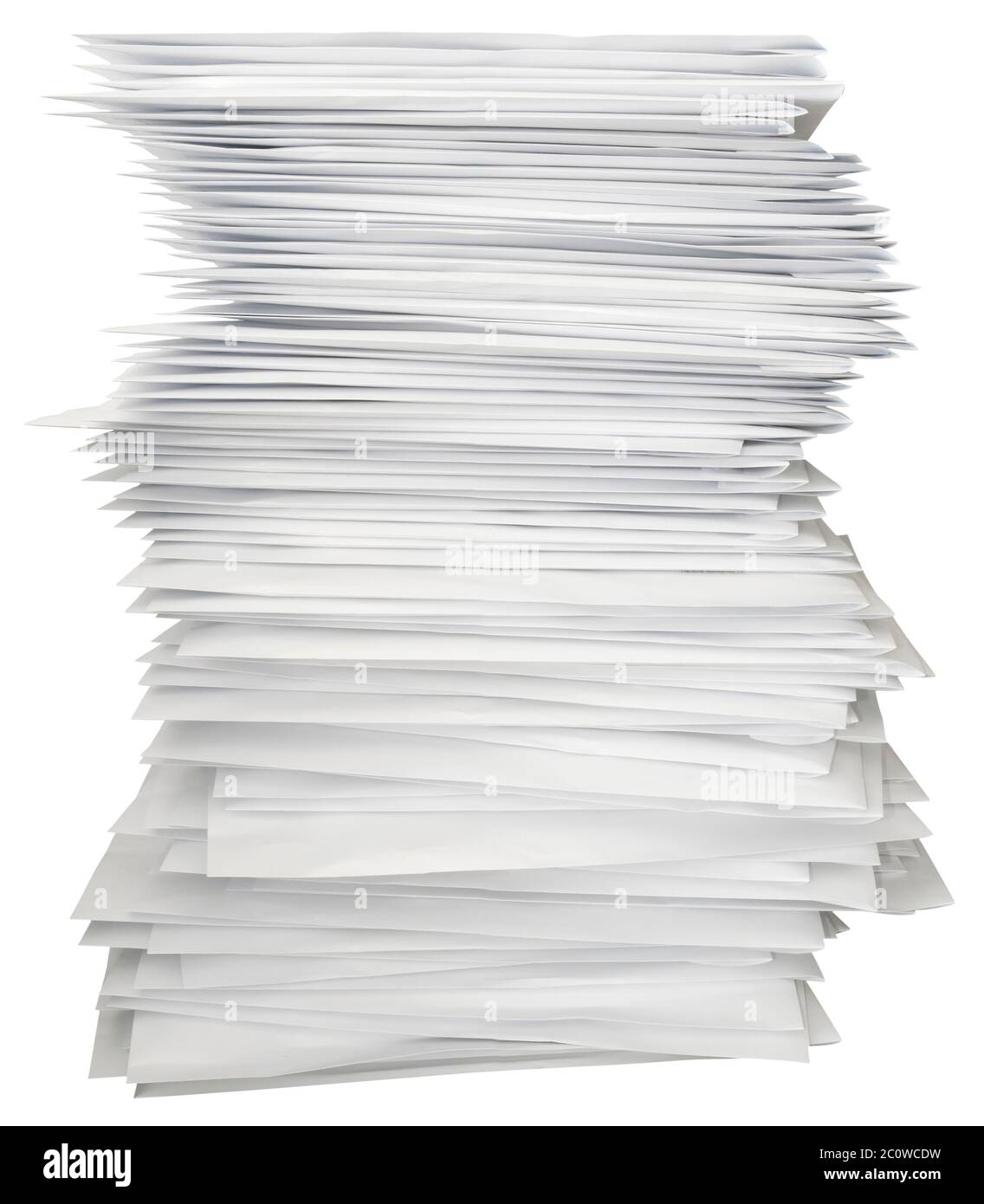 wait waiting letters stacked post paperwork bunch folders isolated ...