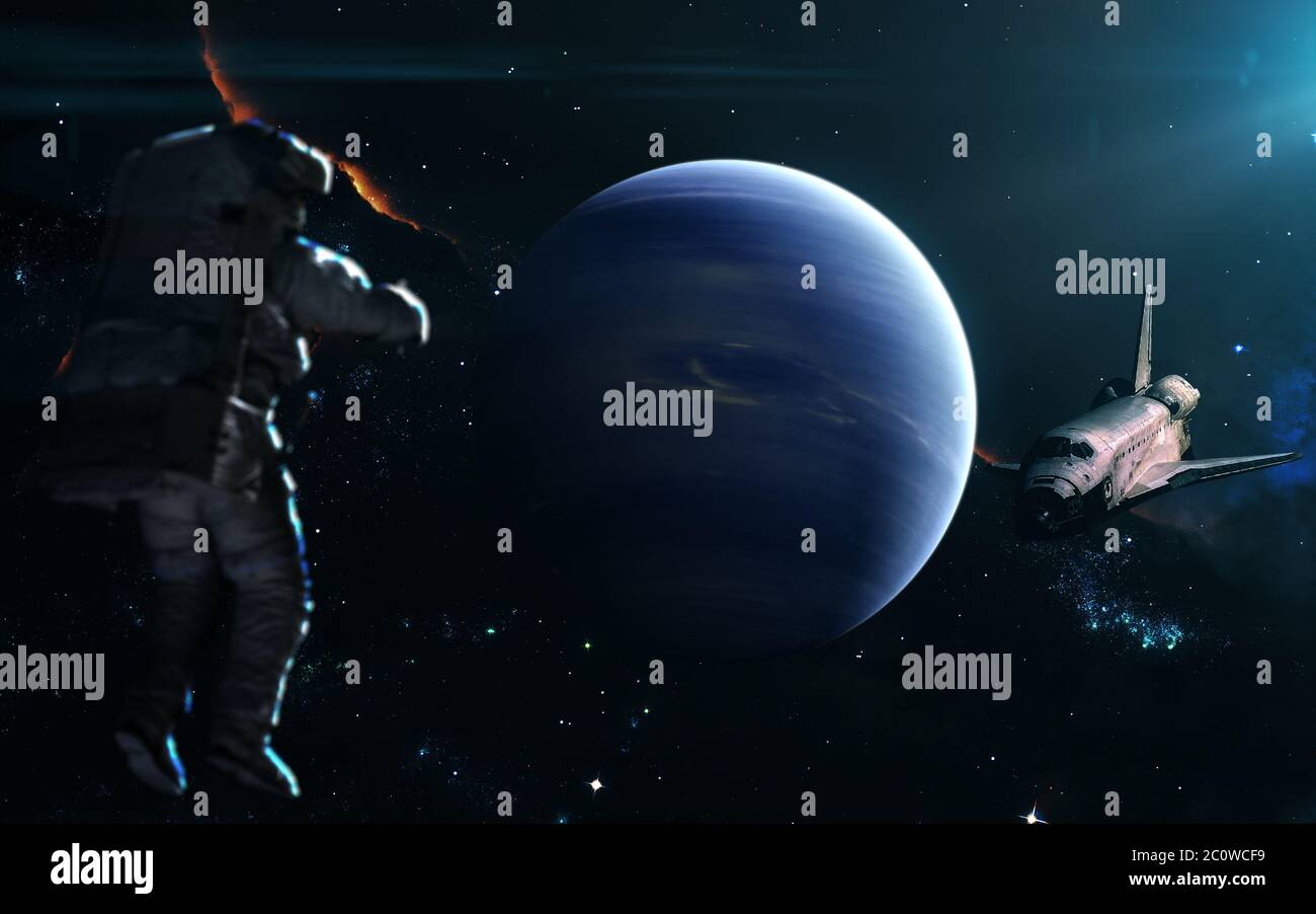 Blue cosmic light hi-res stock photography and images - Alamy