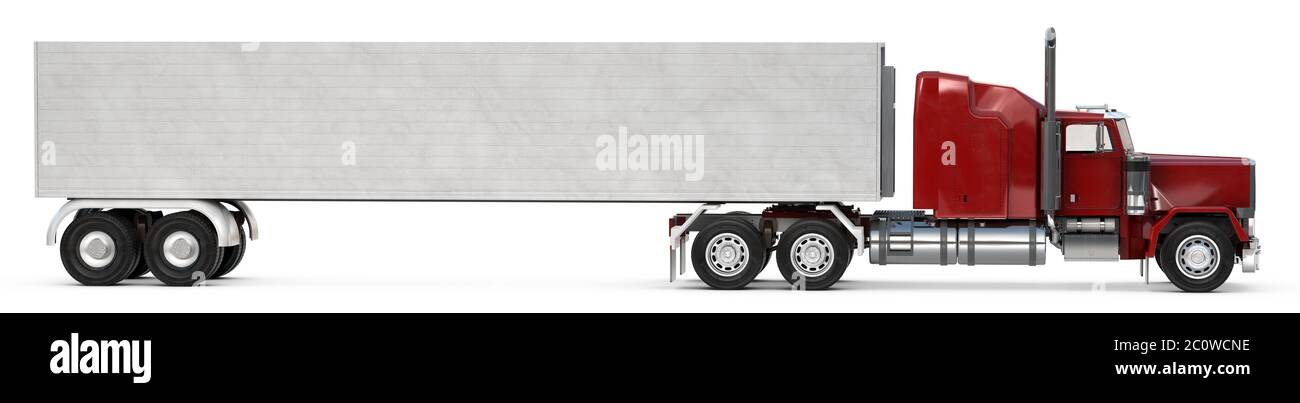 18 Wheeler Side View