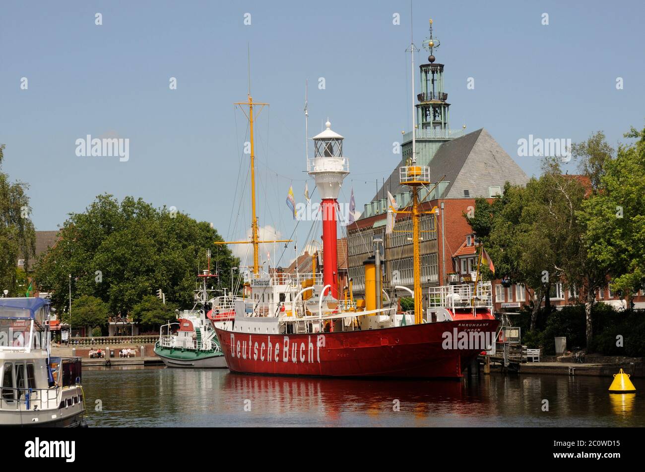 harbor East Frisia bay harbours german lightship city town ships ...
