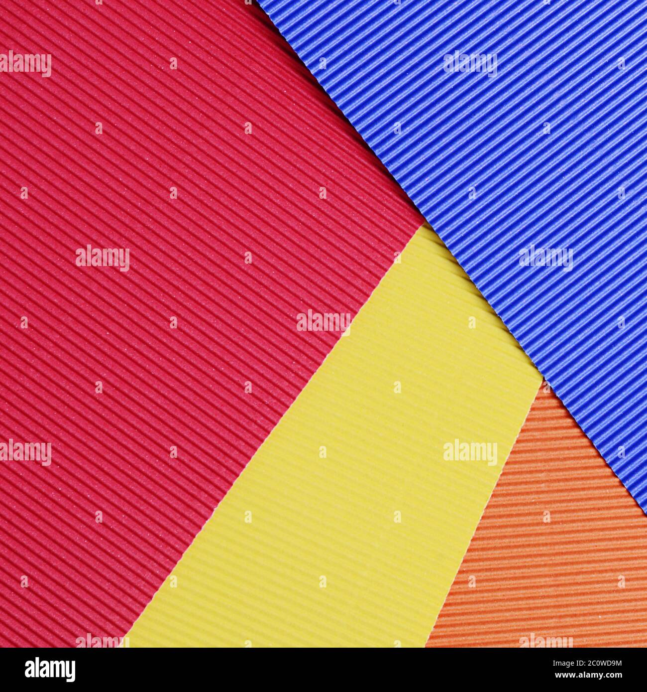 Set of a color crepe paper close up Stock Photo - Alamy