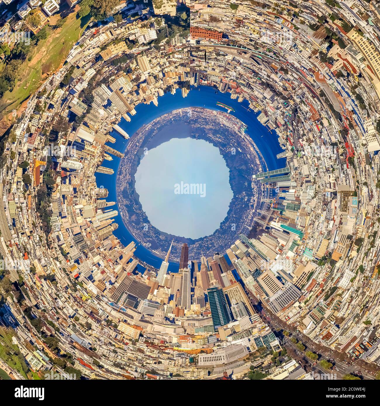 Little planet effect hi-res stock photography and images - Alamy