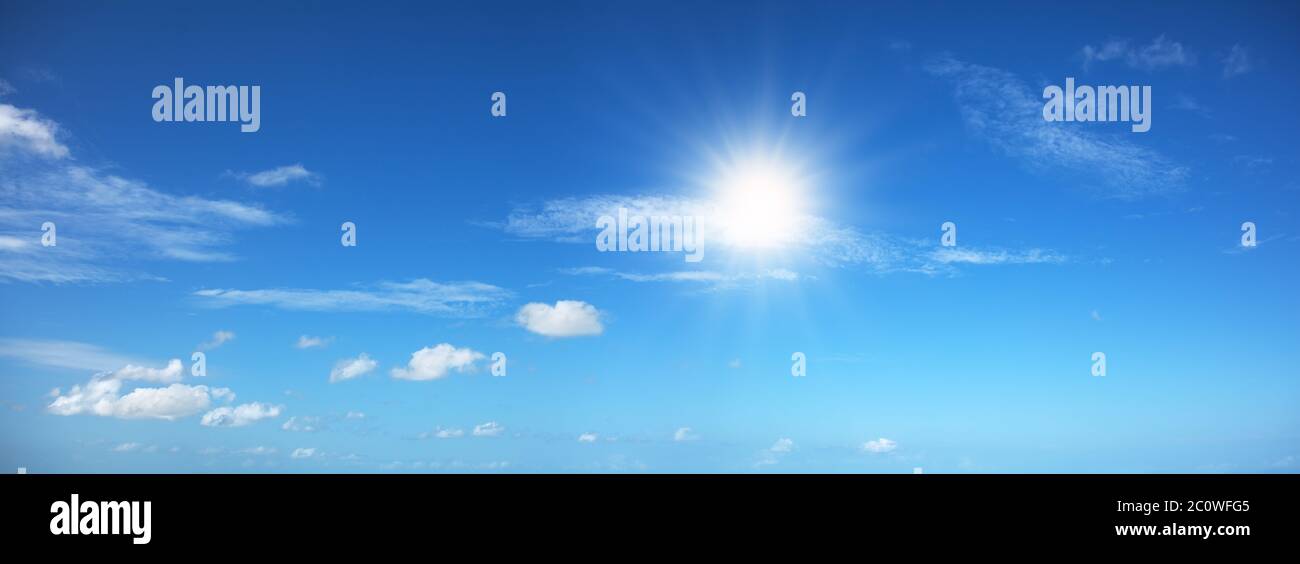 Blue sky. Panoramic shot in high resolution Stock Photo - Alamy