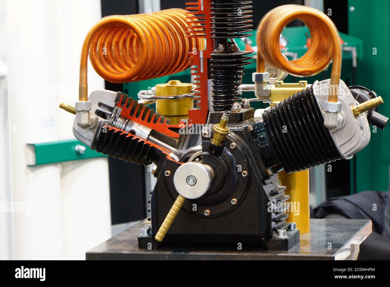 Model of a diving compressor Stock Photo - Alamy