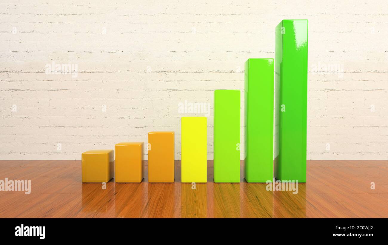 Financial chart showing growing hi-res stock photography and images - Alamy