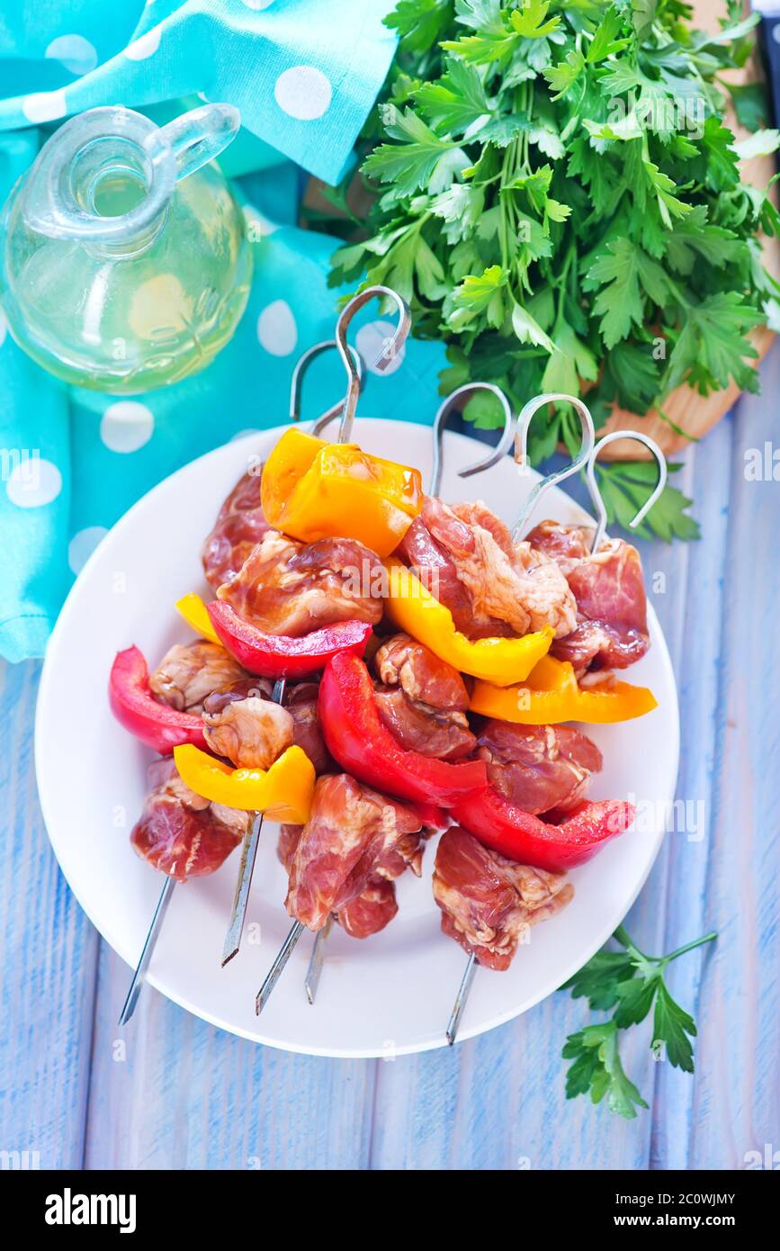 meat and vegetables Stock Photo - Alamy