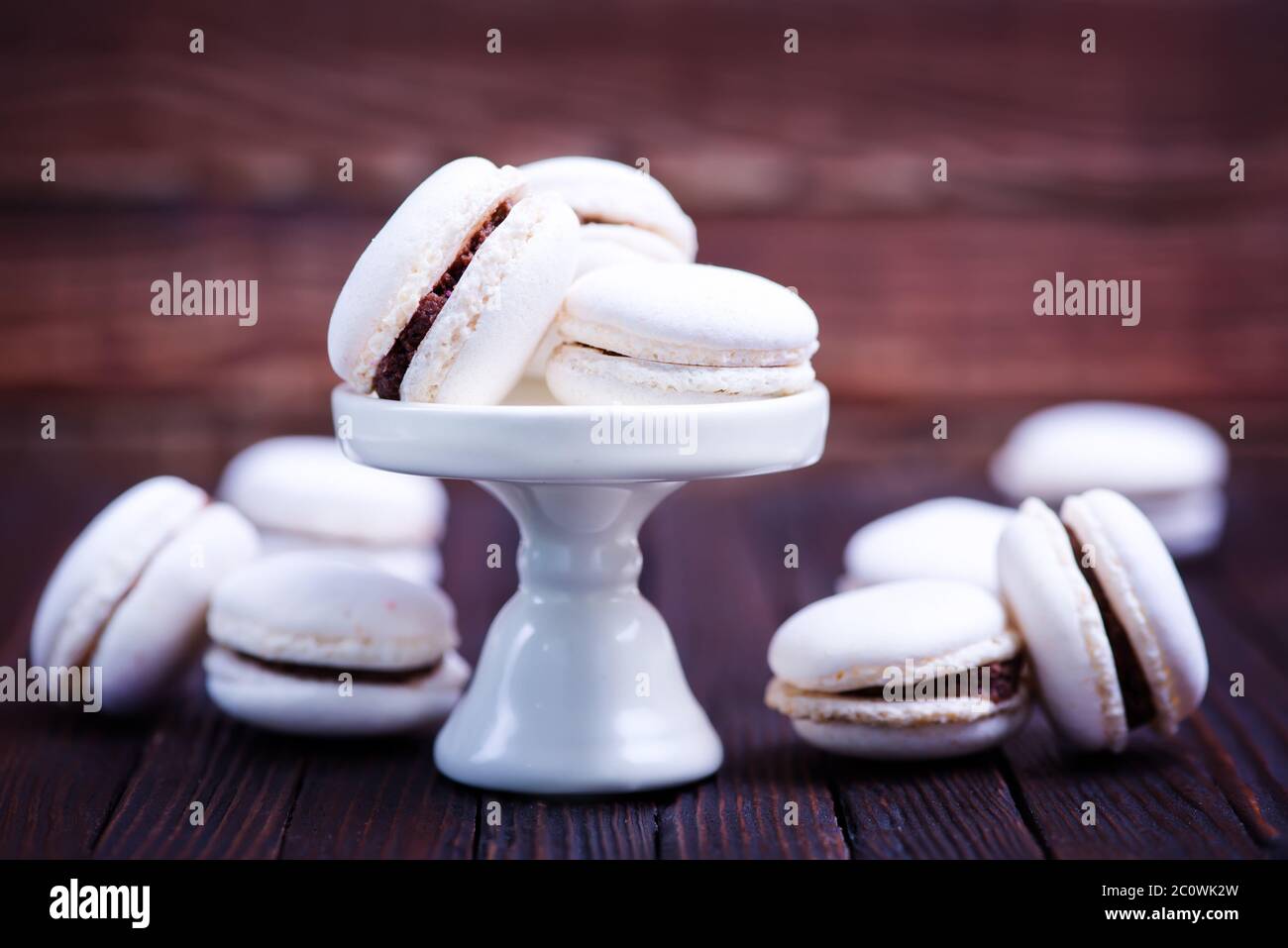 Homemade cake macaroon nuts hi-res stock photography and images - Alamy