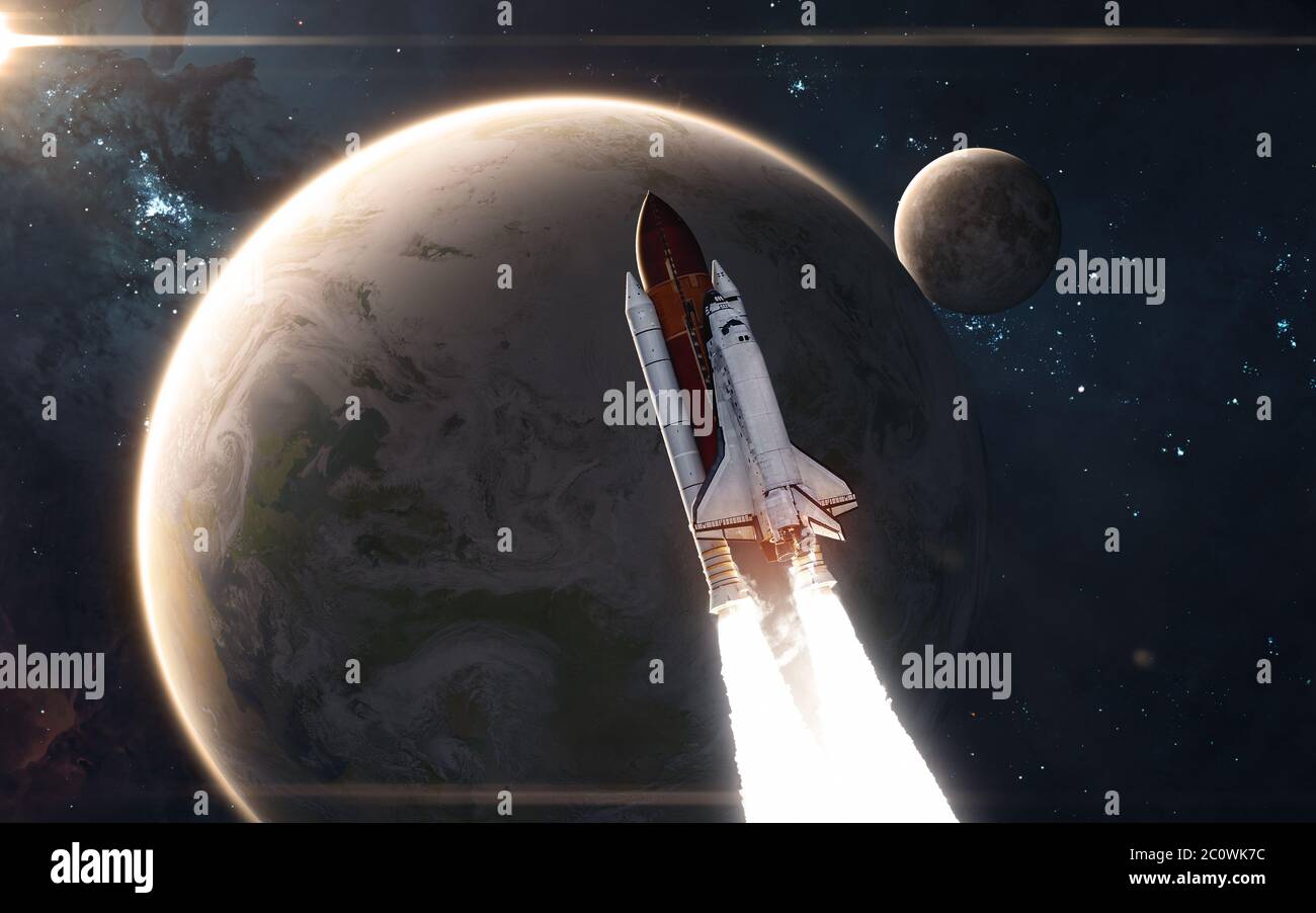 Space shuttle front hi-res stock photography and images - Alamy