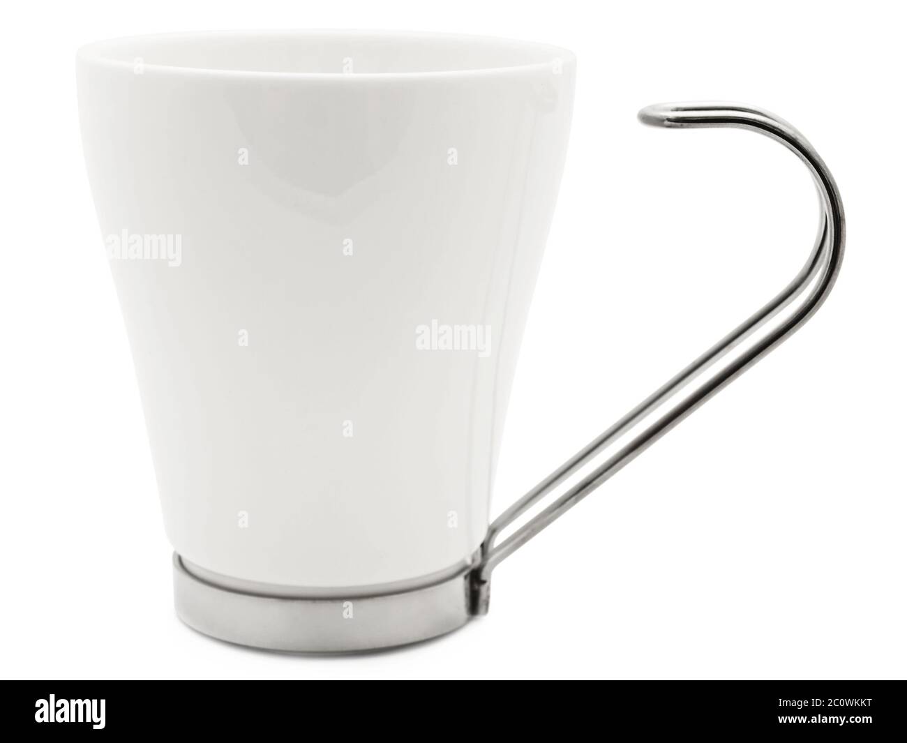 white modern cup Stock Photo - Alamy