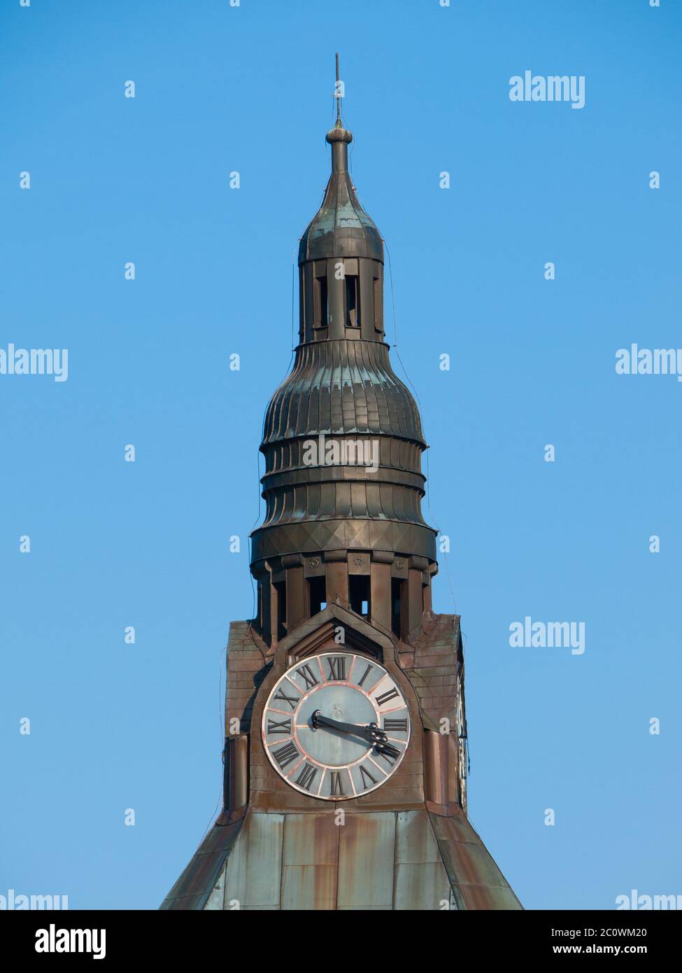 Copper clock tower hi-res stock photography and images - Alamy