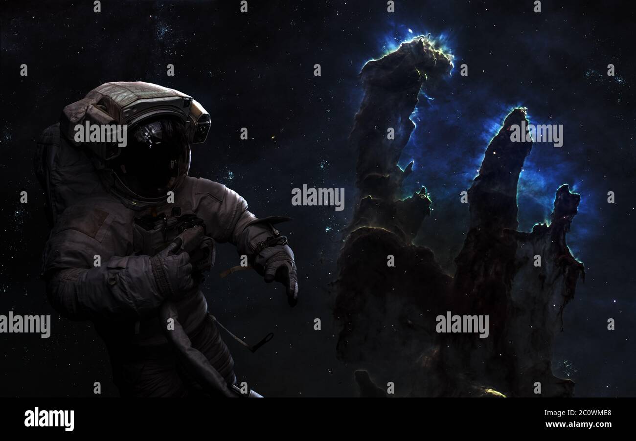 Pillars of creation space hi-res stock photography and images - Alamy