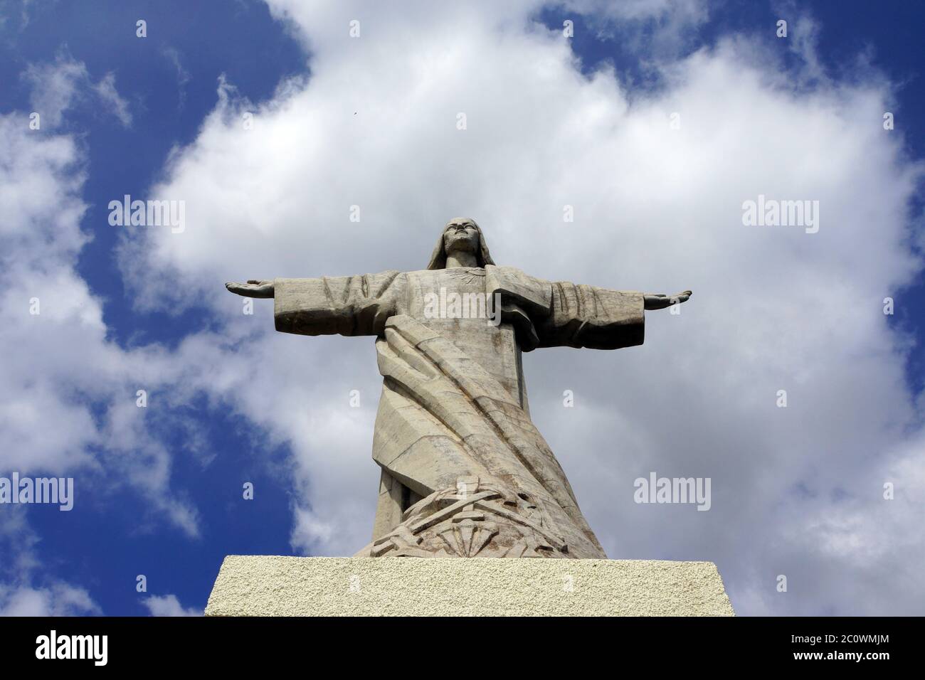 Statue of Jesus Christo Rei at the Ponta do Garajau Stock Photo - Alamy