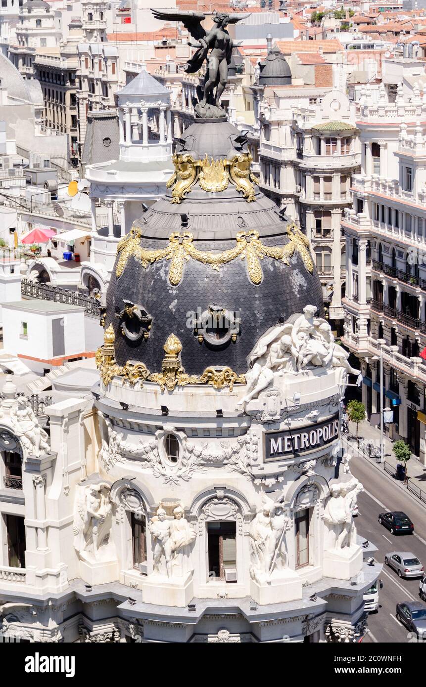Metropolis building facade Stock Photo - Alamy