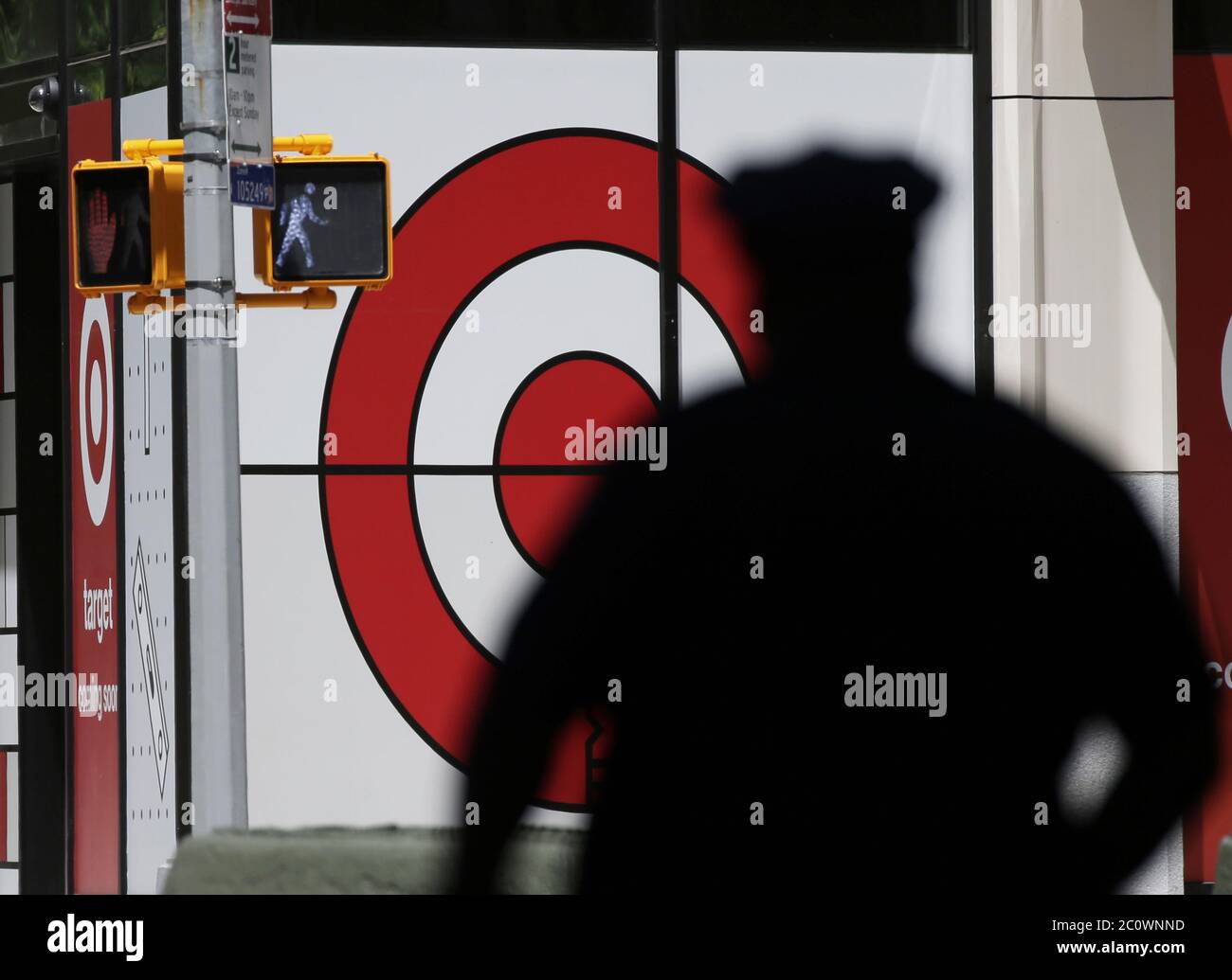 New York, United States. 12th June, 2020. An NYPD Police officer stands ...