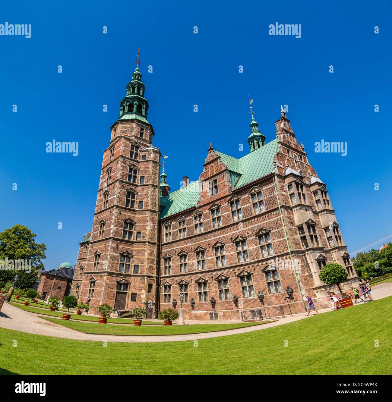 Copenhagen Rosenborg Slot castle Stock Photo - Alamy