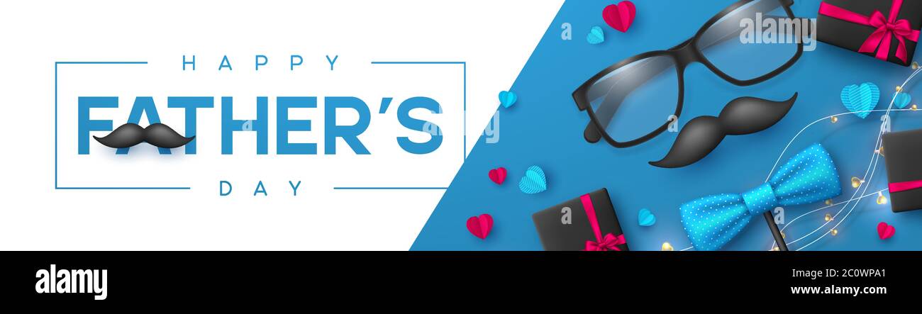 Happy Fathers Day banner Stock Vector Image & Art - Alamy