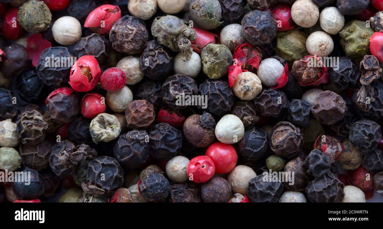 The pepper texture of different colors and varieties Stock Photo - Alamy