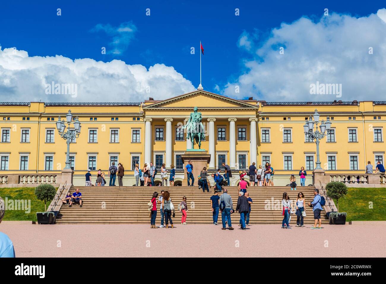 Royal Palace in Oslo, Norway Stock Photo - Alamy
