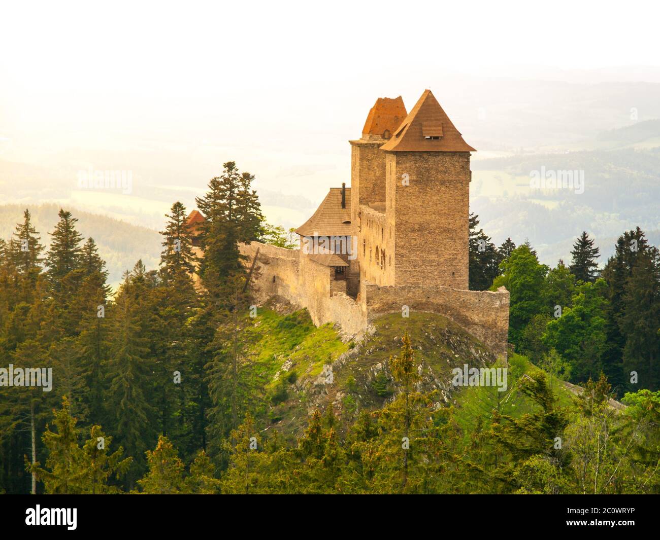 Kasperk castle in Southern Bohemia, Czech Republic Stock Photo - Alamy