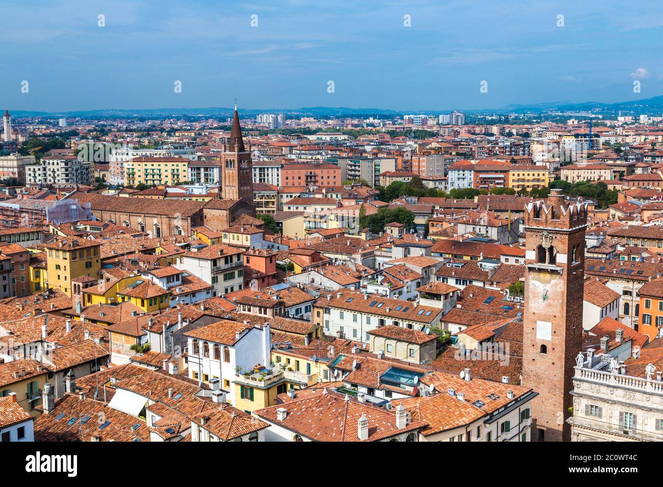 Aerial italy verona hi-res stock photography and images - Alamy