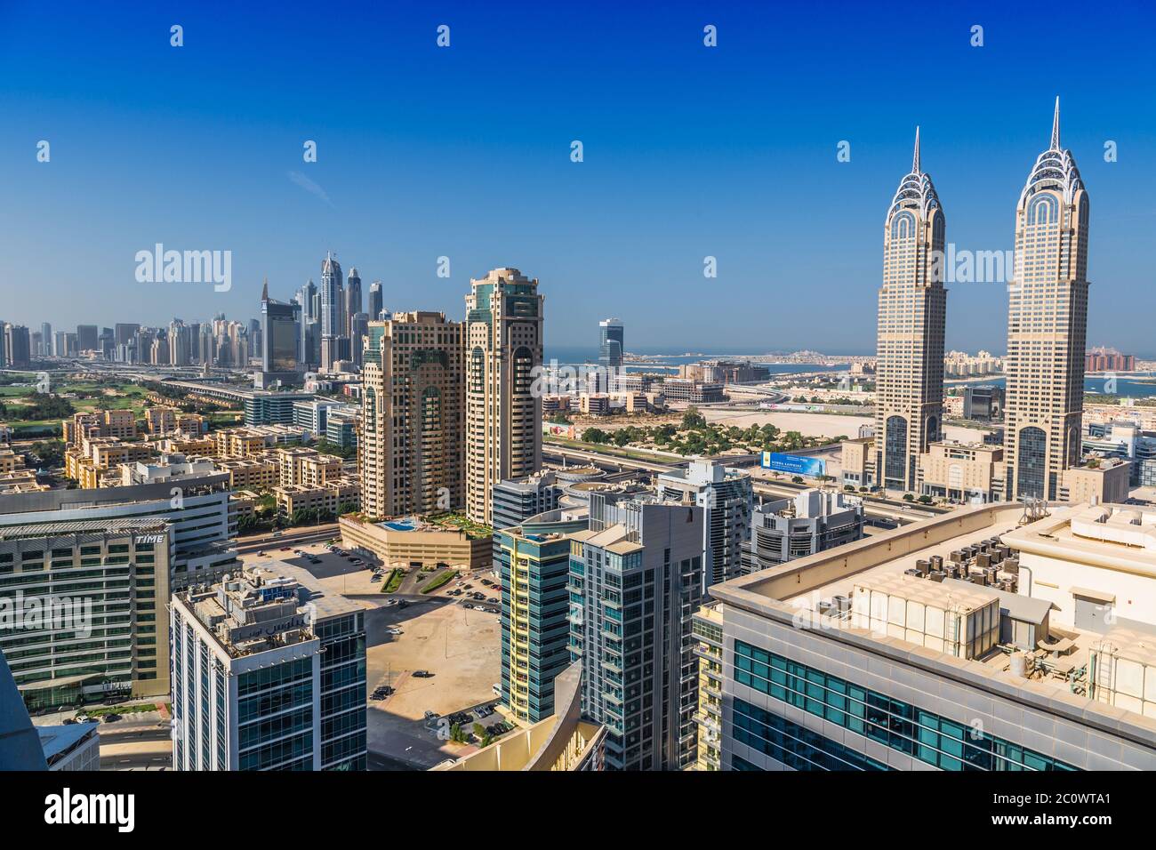 Dubai downtown. East, United Arab Emirates architecture Stock Photo - Alamy