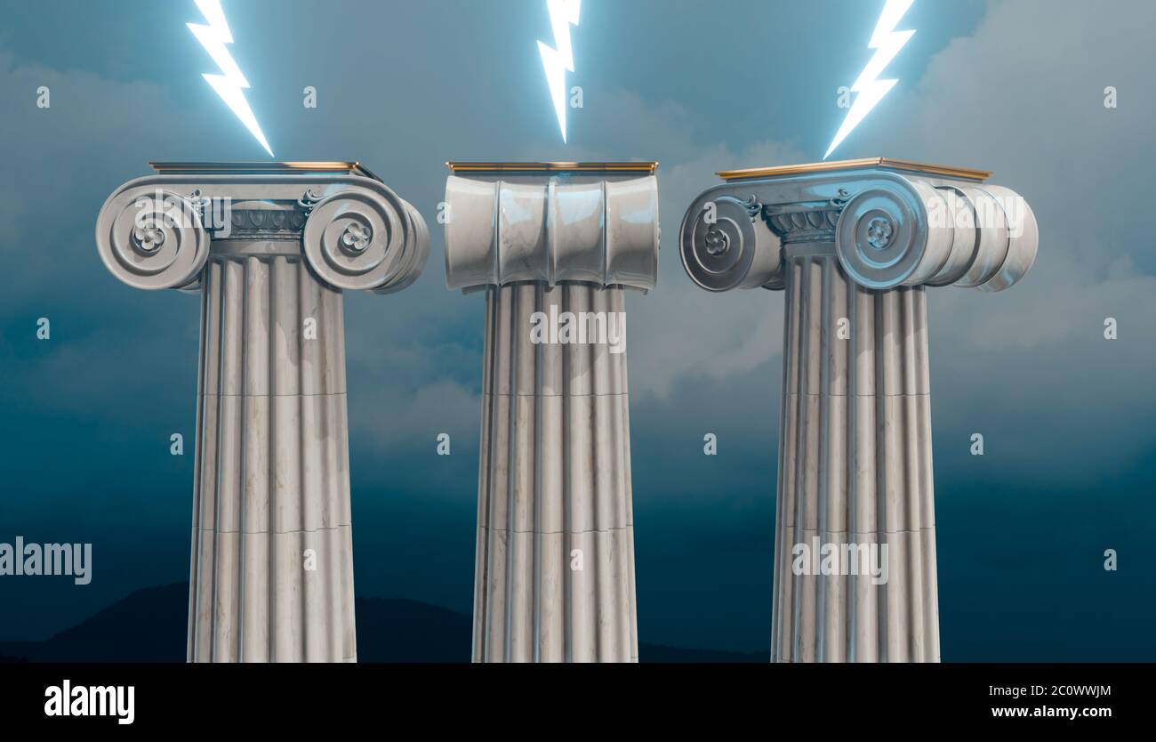 Greek Pillars Background